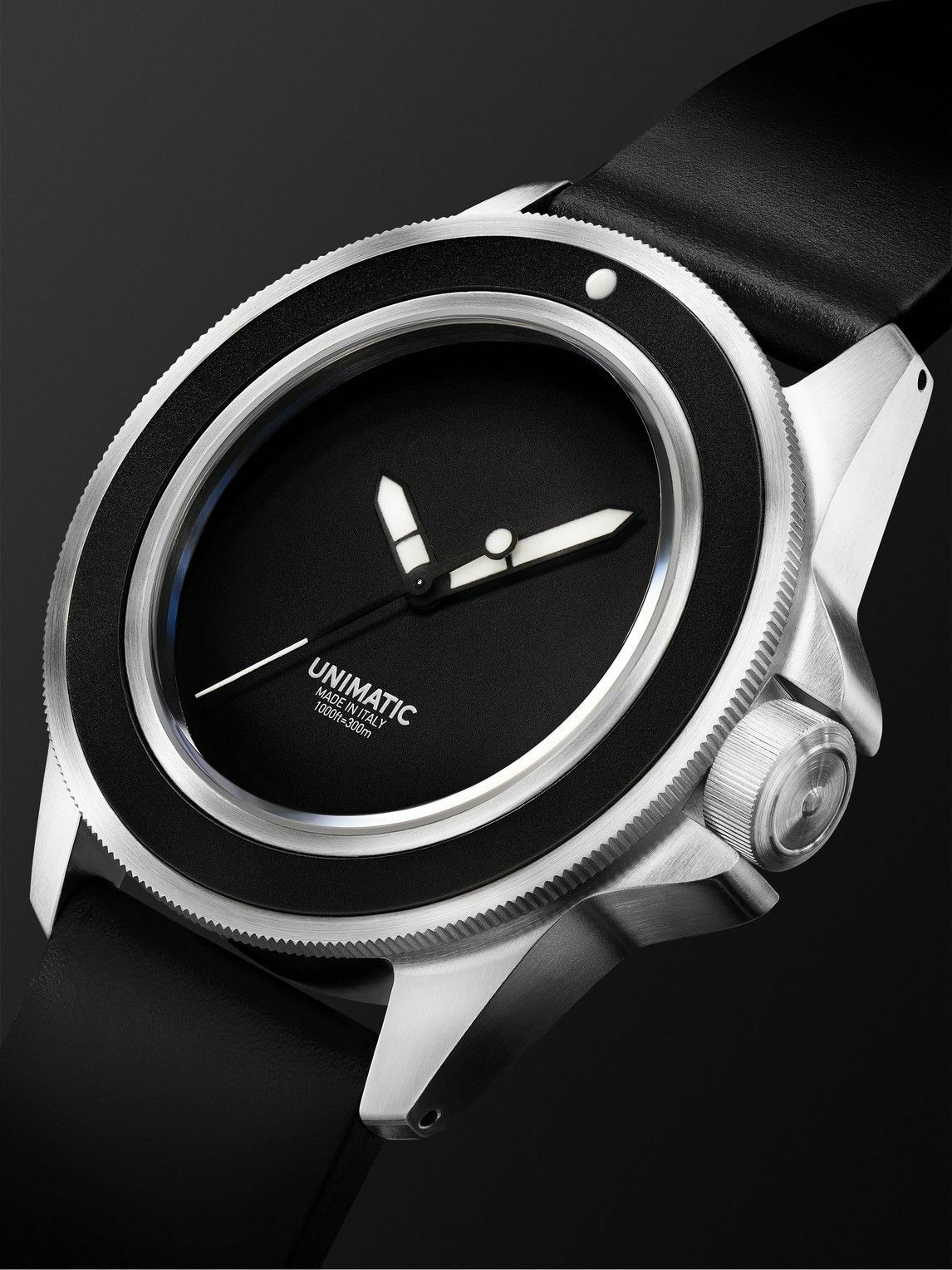UNIMATIC - Limited Edition Automatic 40mm Stainless Steel and Leather ...