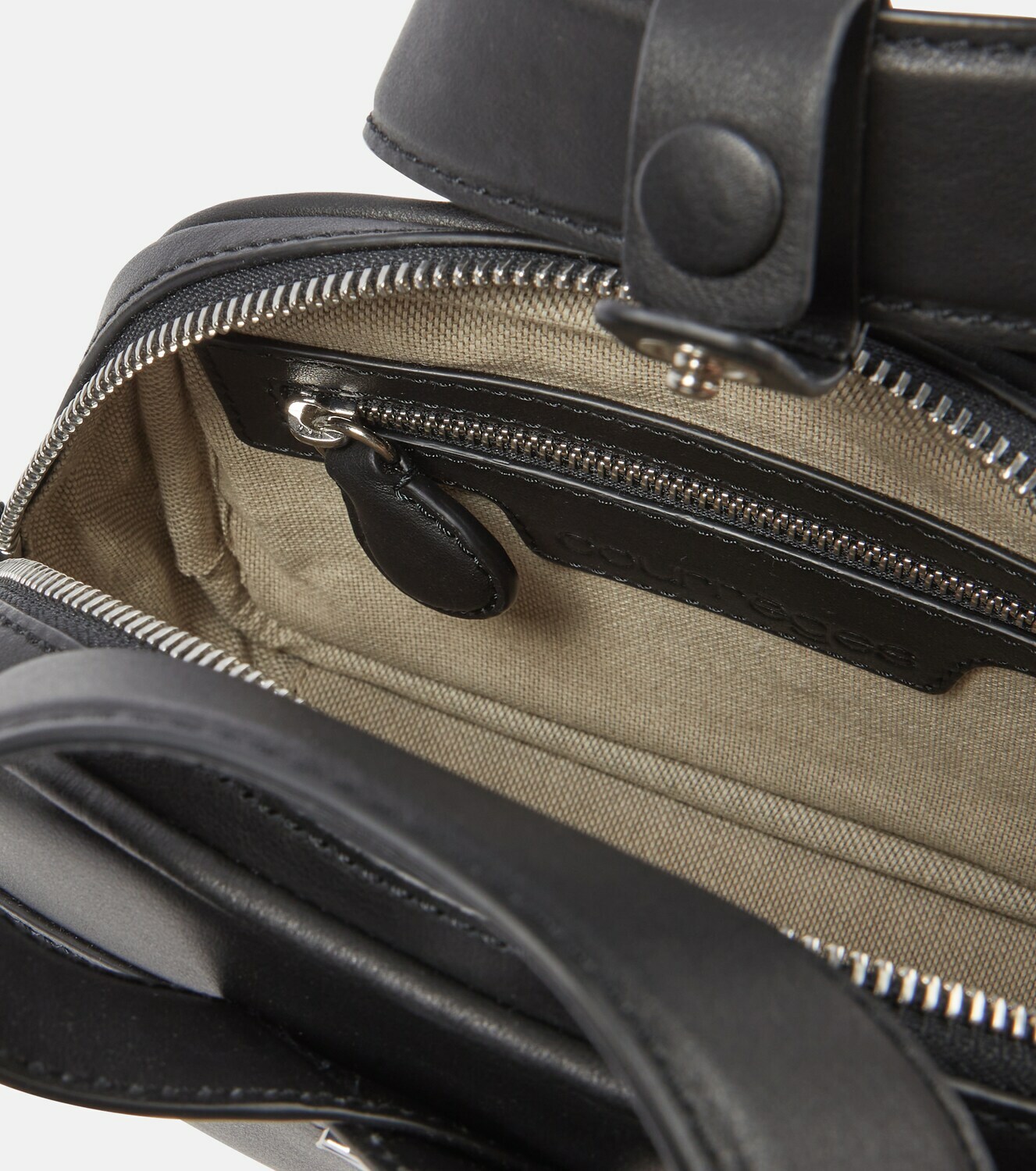 Courreges - Loop leather shoulder bag Courreges