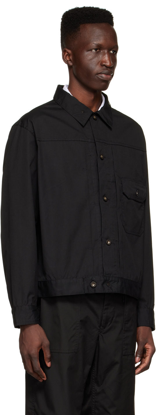 Engineered Garments Black Polyester Jacket Engineered Garments
