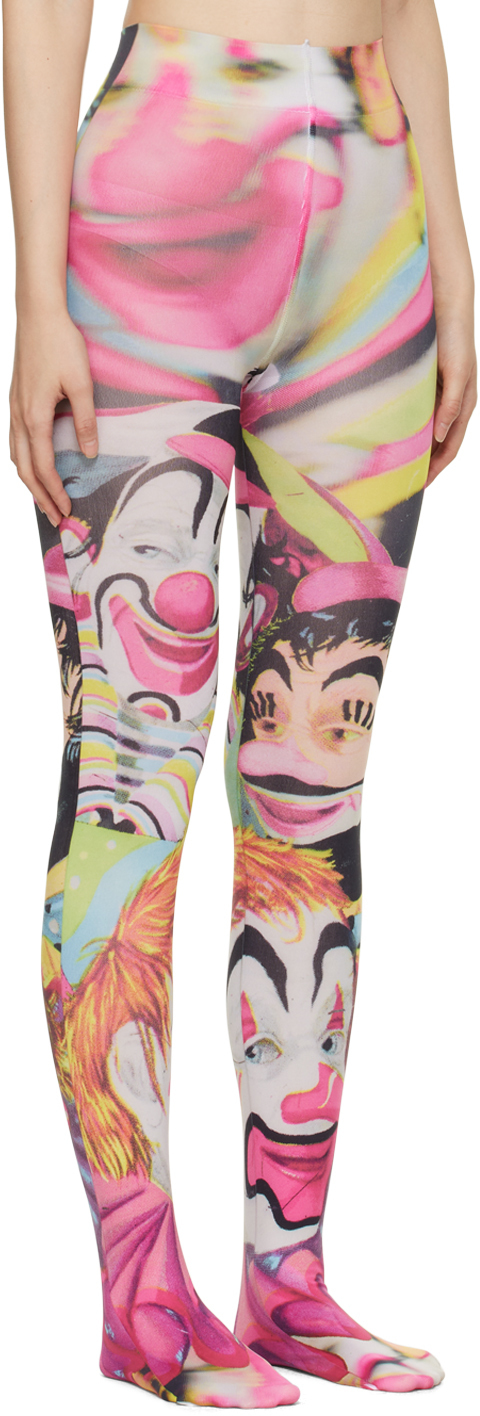 TYT Multicolor U Dropped Ur Clown Nose Tights TYT