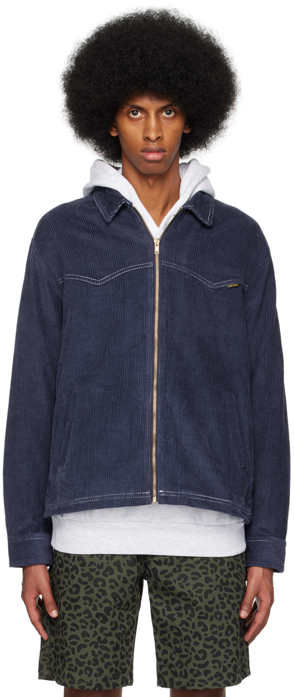 Noon Goons SSENSE Exclusive Navy Dakota Jacket Noon Goons