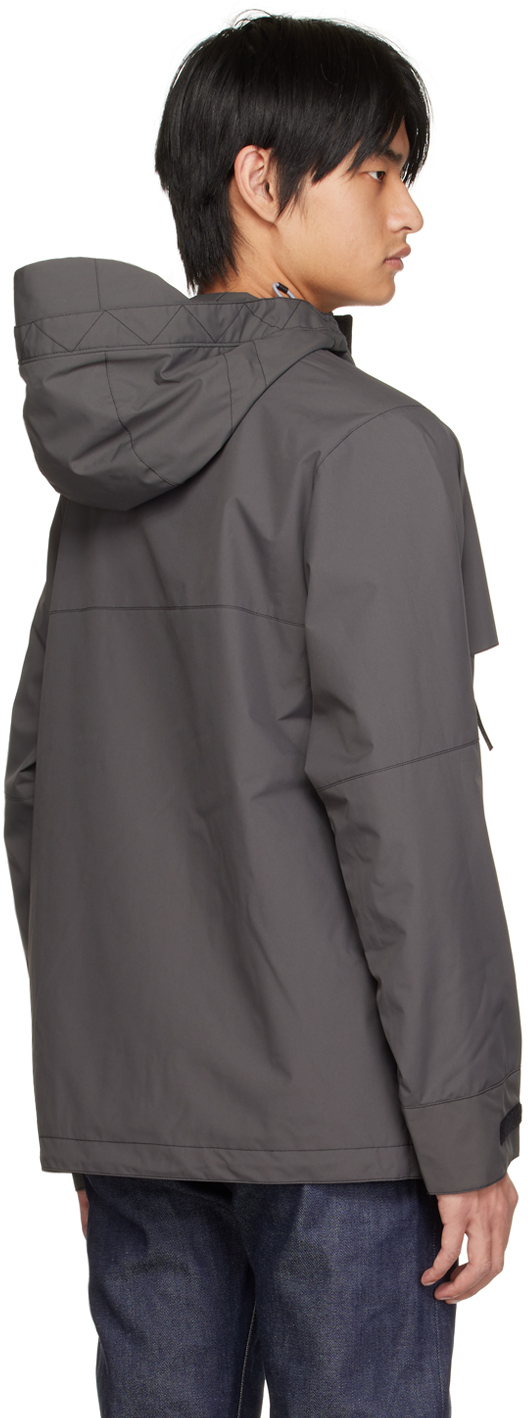 Lacoste Black Water-Repellent Parka Jacket Lacoste