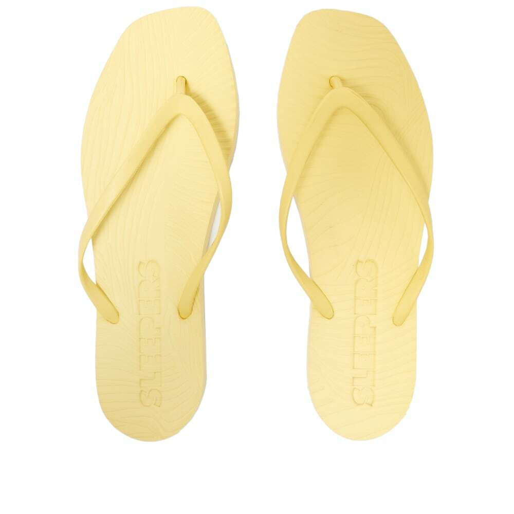 Sleepers Tapered Signature Flip Flop in Mellow Yellow Sleepers