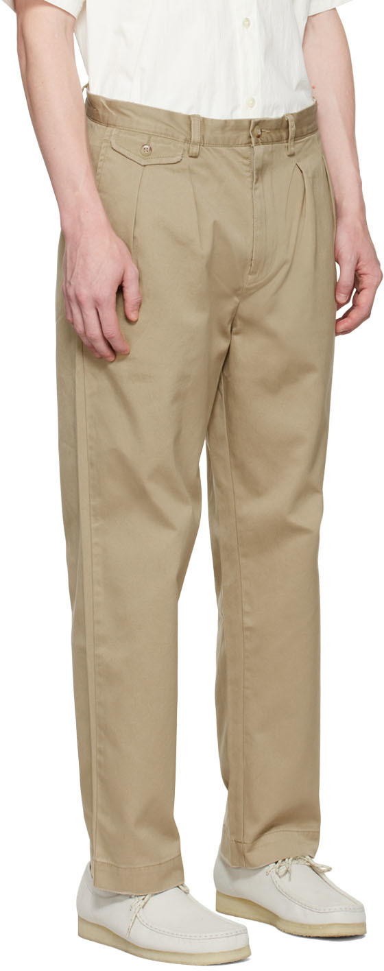 Polo Ralph Lauren Tan Whitman Trousers Polo Ralph Lauren