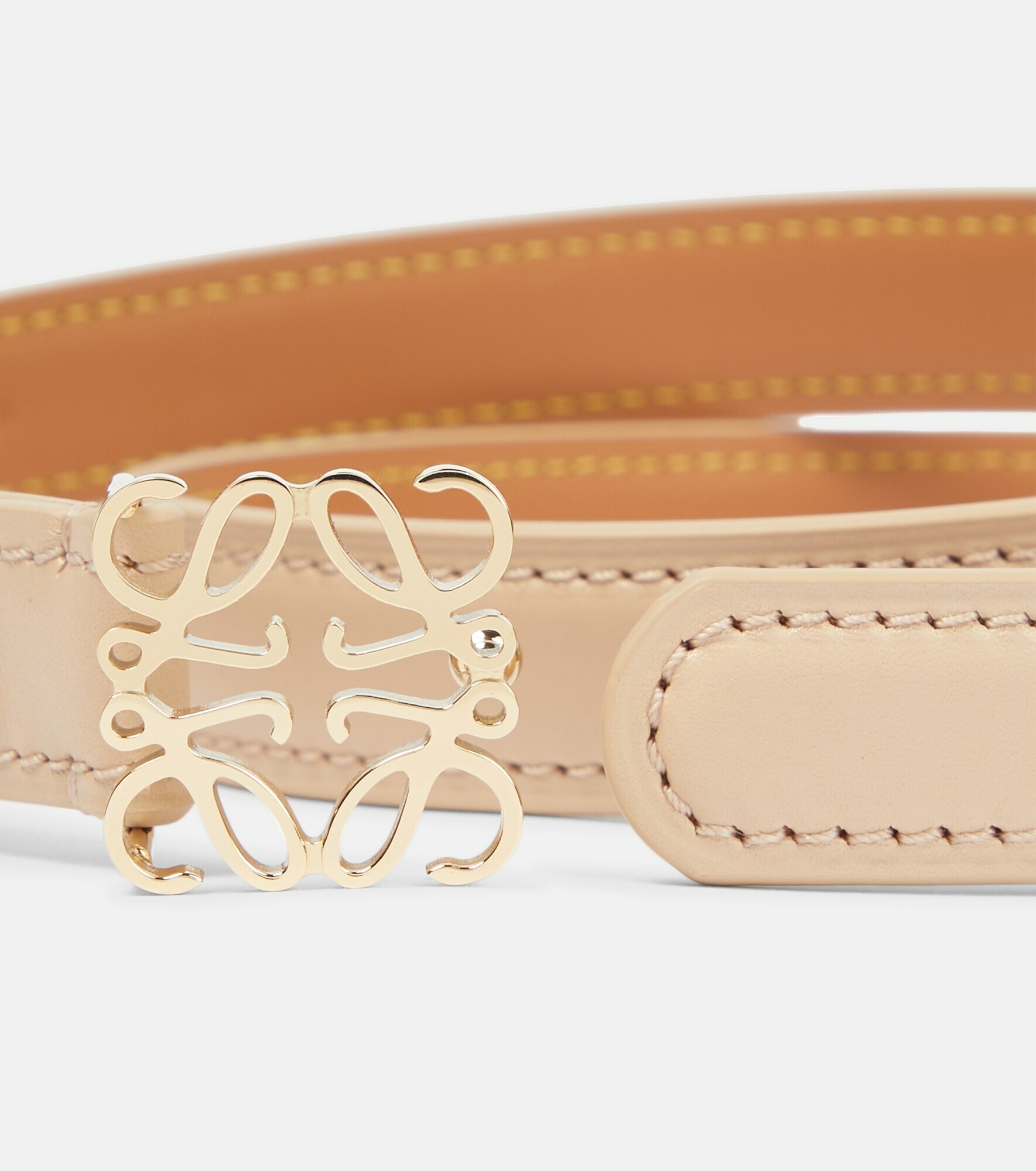 Loewe - Anagram leather belt Loewe