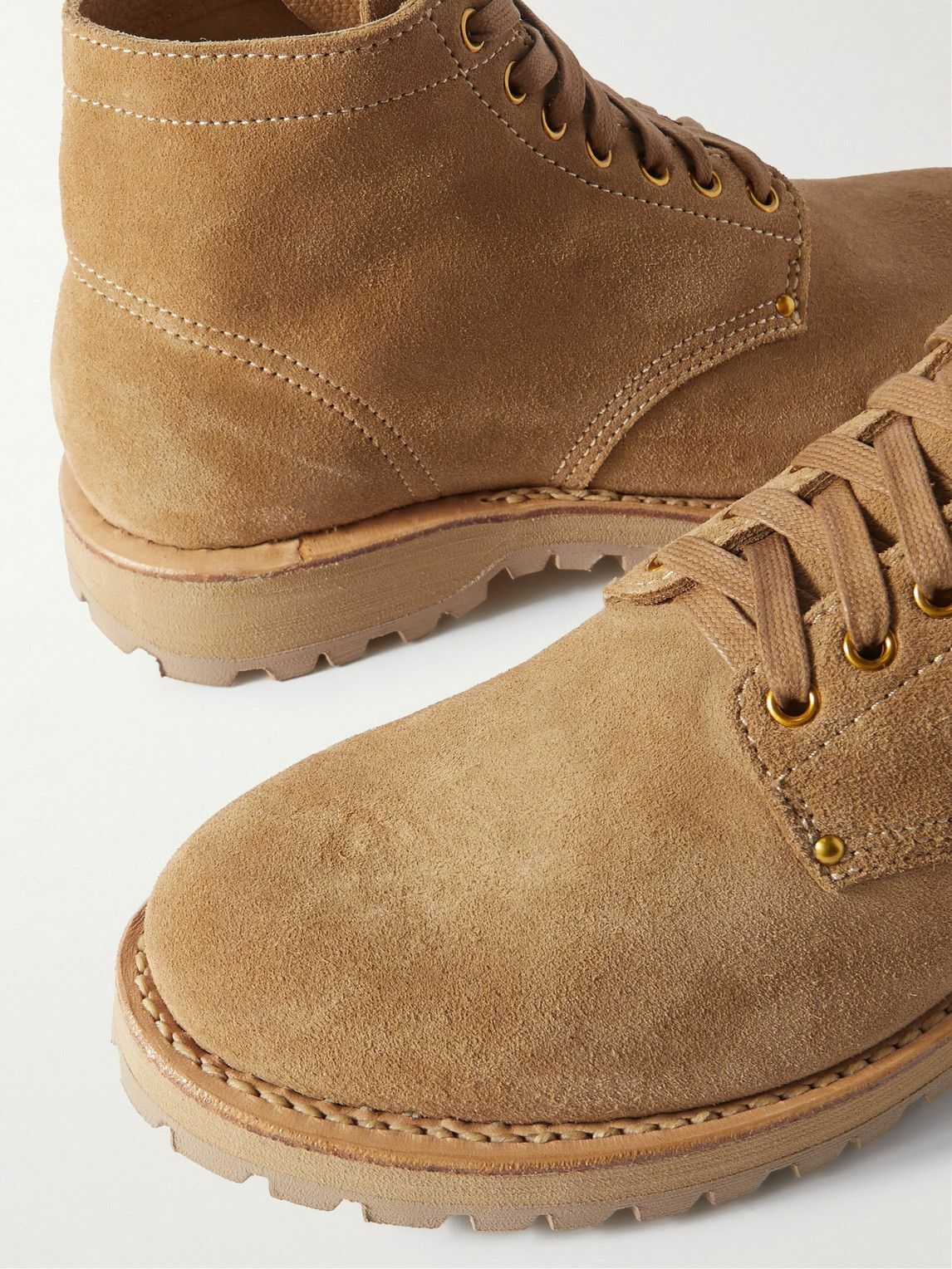 Visvim - Brigadier Folk Suede Boots - Neutrals Visvim