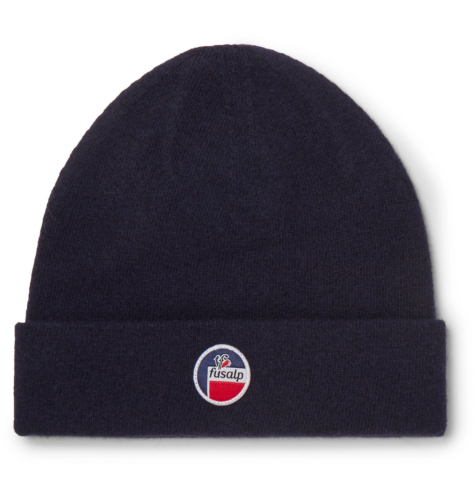 Fusalp - Styx Logo-Appliquéd Wool and Cashmere-Blend Beanie - Blue Fusalp