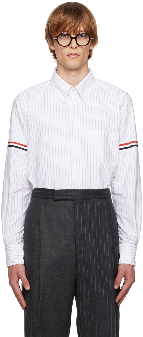 Thom Browne White Armband Shirt Thom Browne