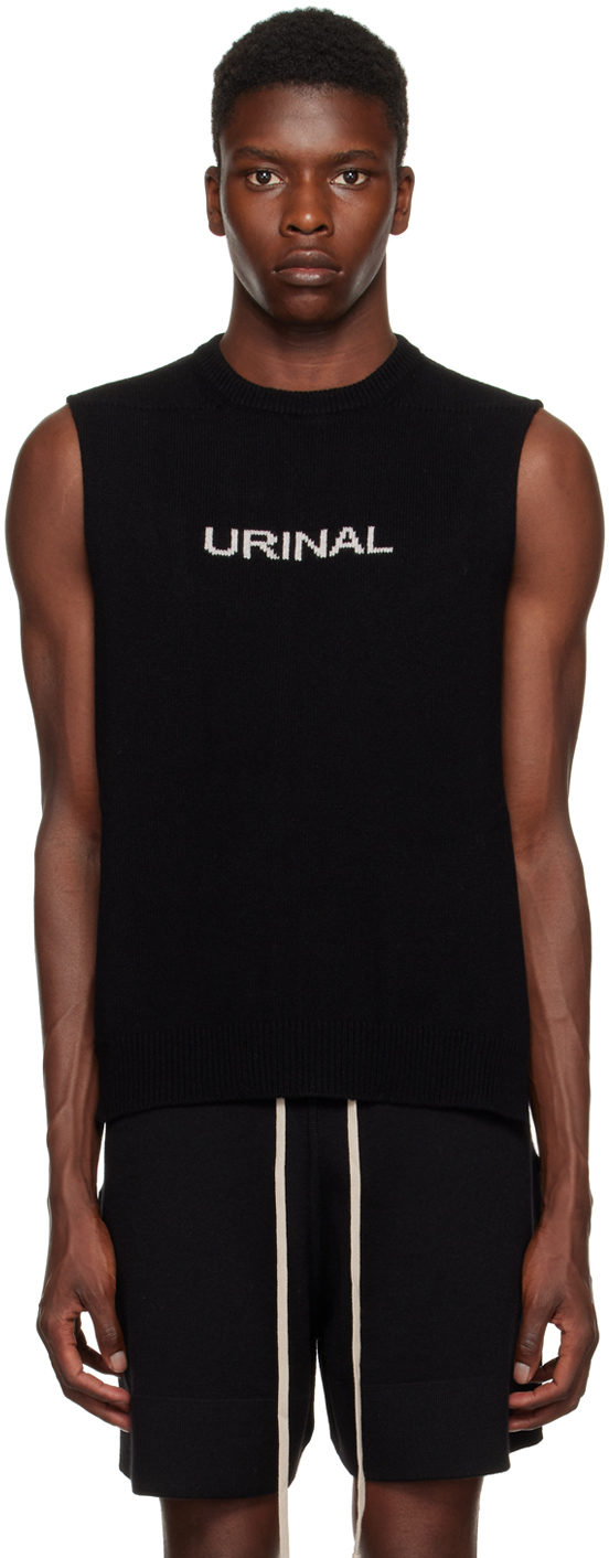 Rick Owens Black Rotten Tank Top Rick Owens