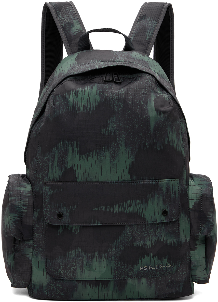 PS by Paul Smith Khaki Camouflage Backpack PS by Paul Smith