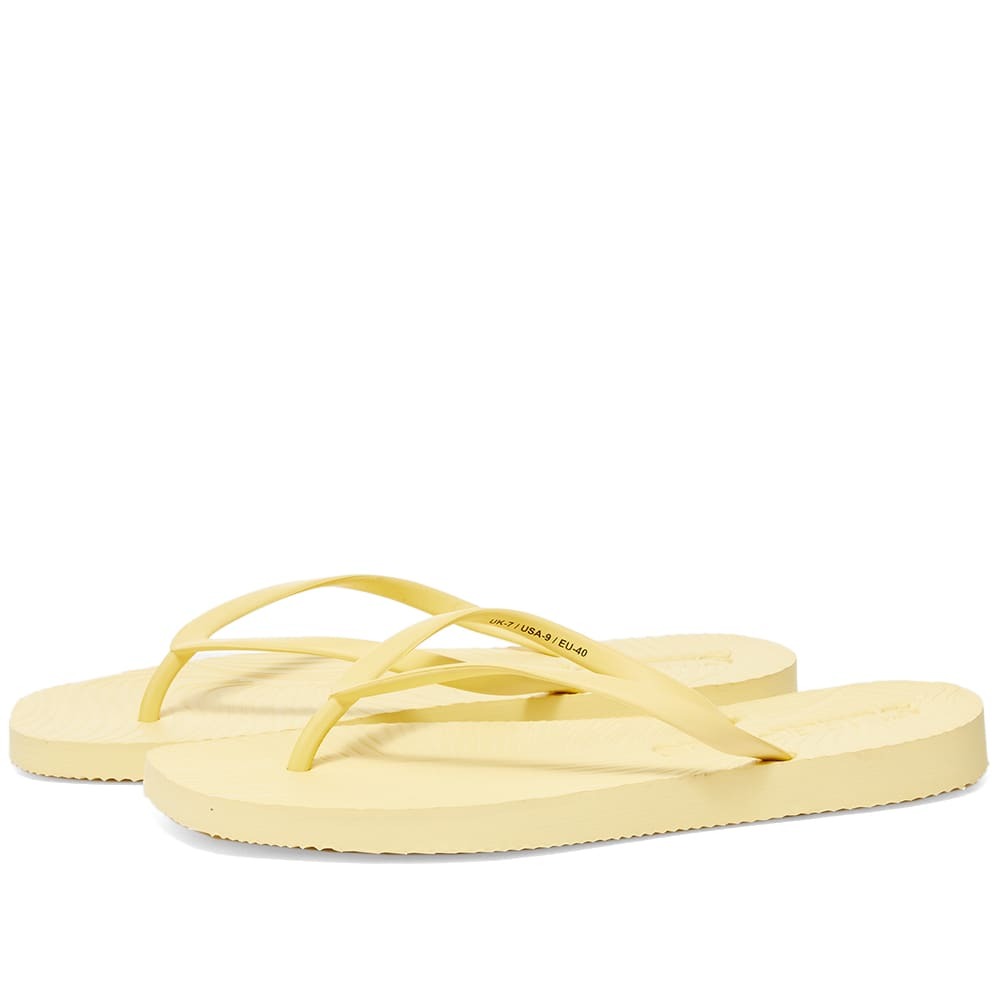 Sleepers Tapered Signature Flip Flop in Mellow Yellow Sleepers