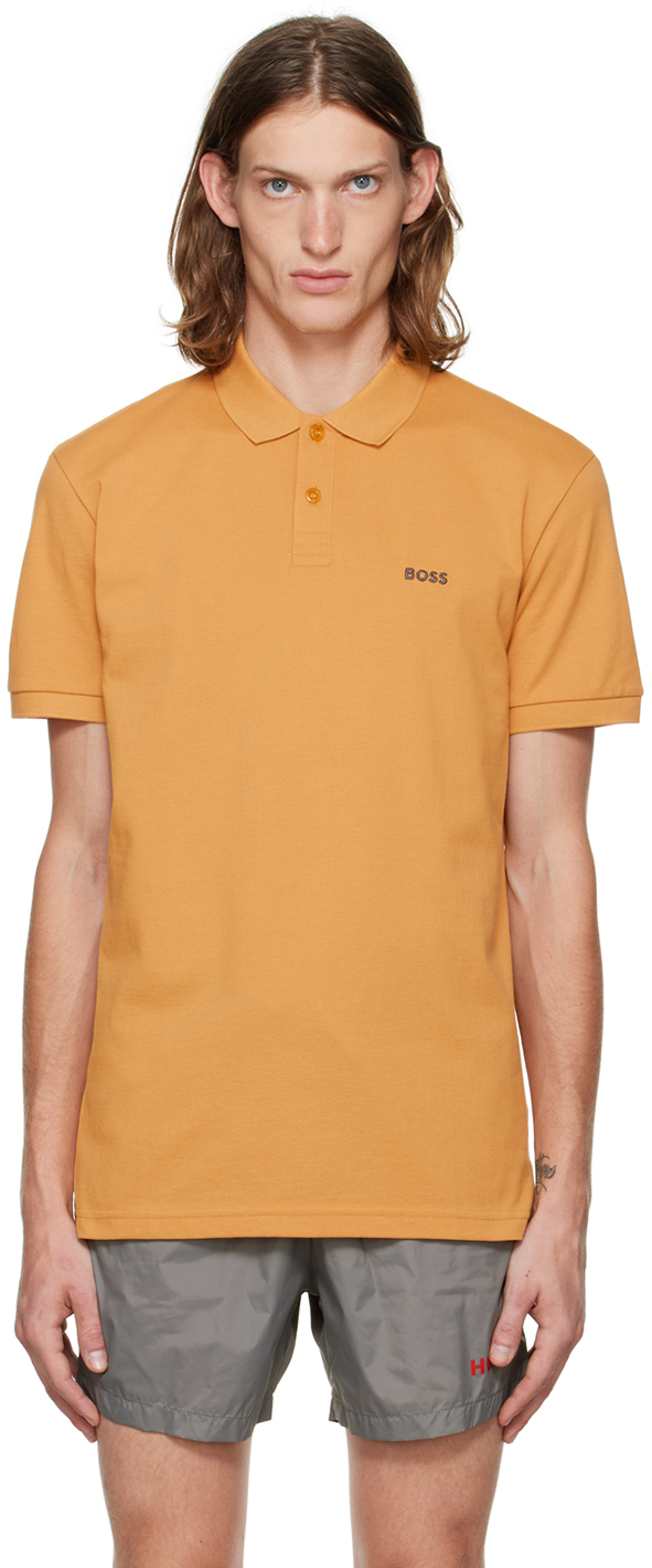 Boss Yellow Piro Polo BOSS