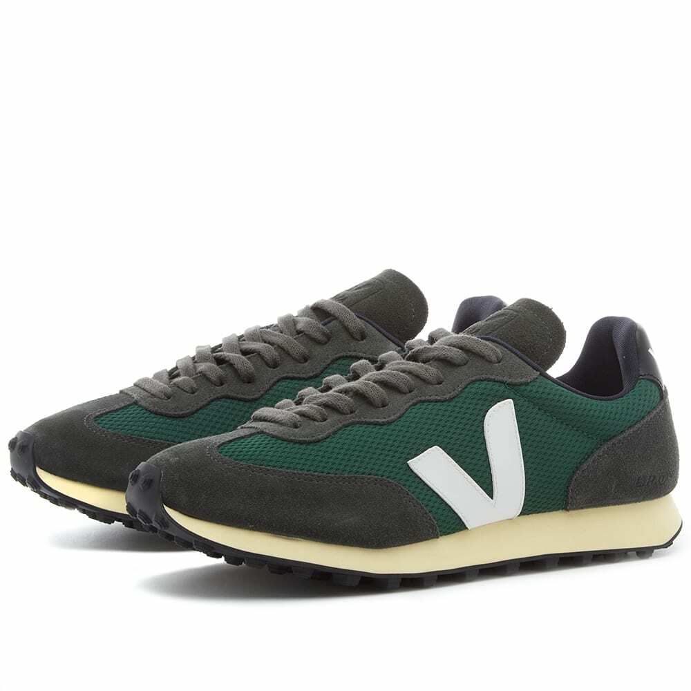 Veja Men's Rio Branco Vintage Runner Sneakers in Poker/White VEJA