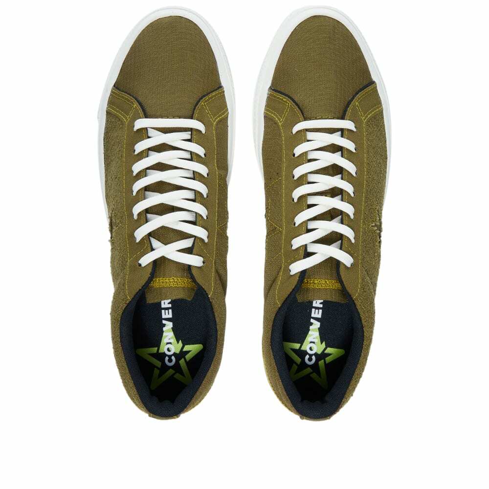 Converse Men's One Star Ox Sneakers in Dark Moss/White Converse