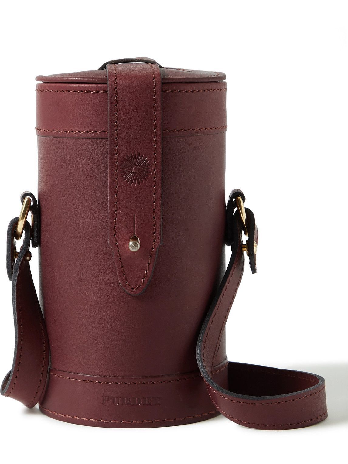 Purdey - Leather and Glass Flask Set Purdey