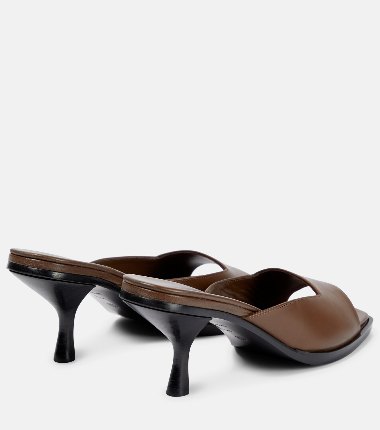 The Row - Lauren leather mules The Row