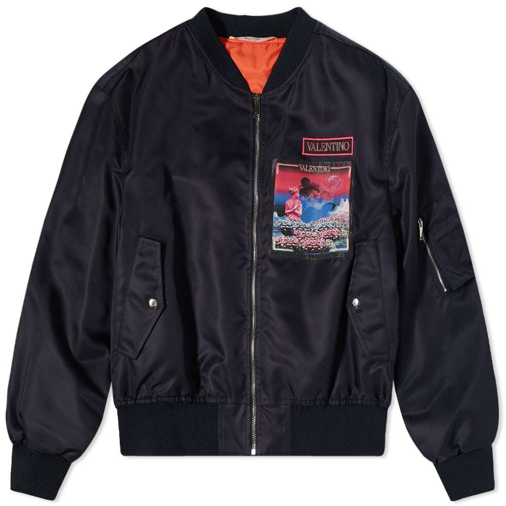 Valentino Patch Bomber Jacket Valentino