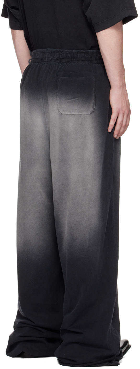 VETEMENTS Black Faded Sweatpants Vetements