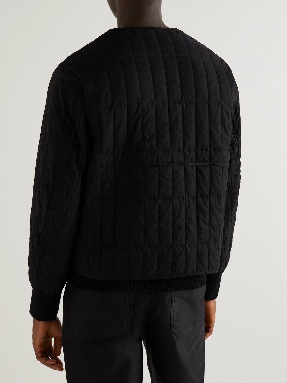 Dunhill - Compendium Twill-Trimmed Quilted Shell Jacket - Black Dunhill