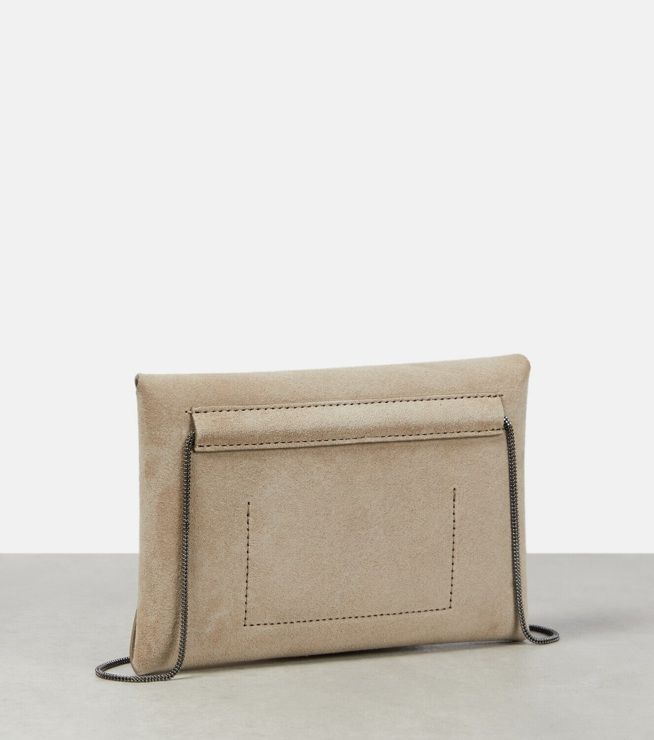 Brunello Cucinelli - Mini suede crossbody bag Brunello Cucinelli