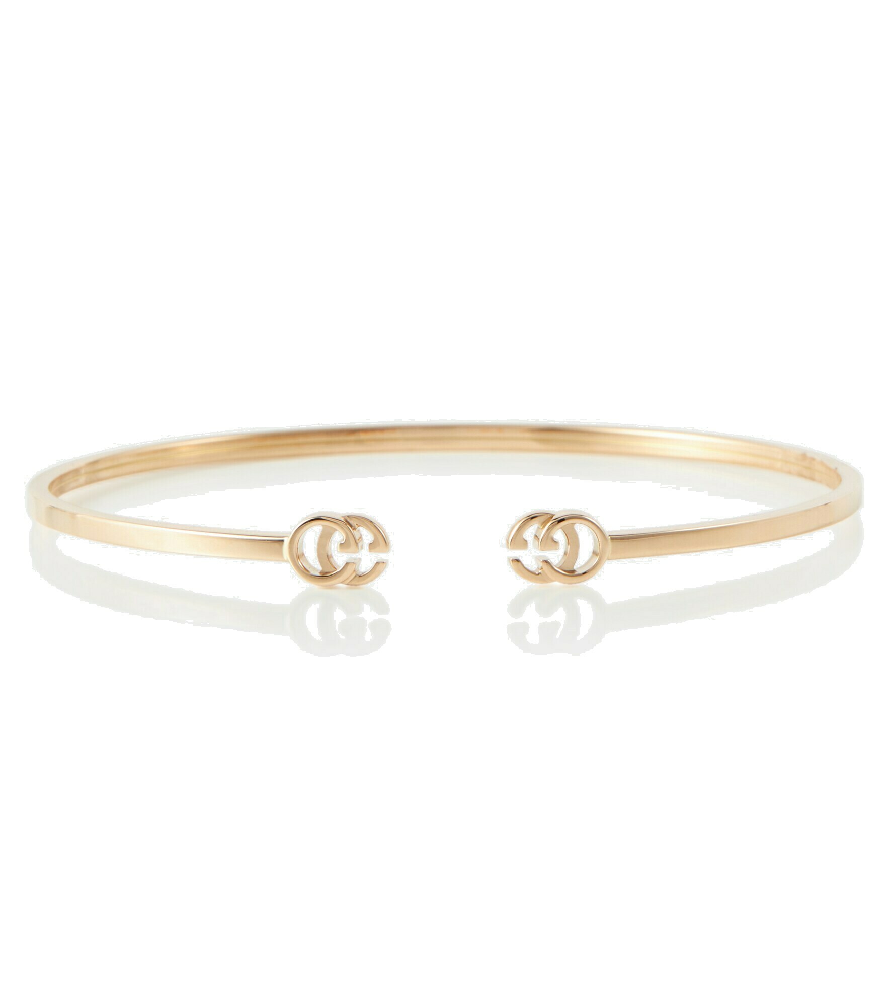 Gucci - GG Running 18kt gold cuff bracelet Gucci