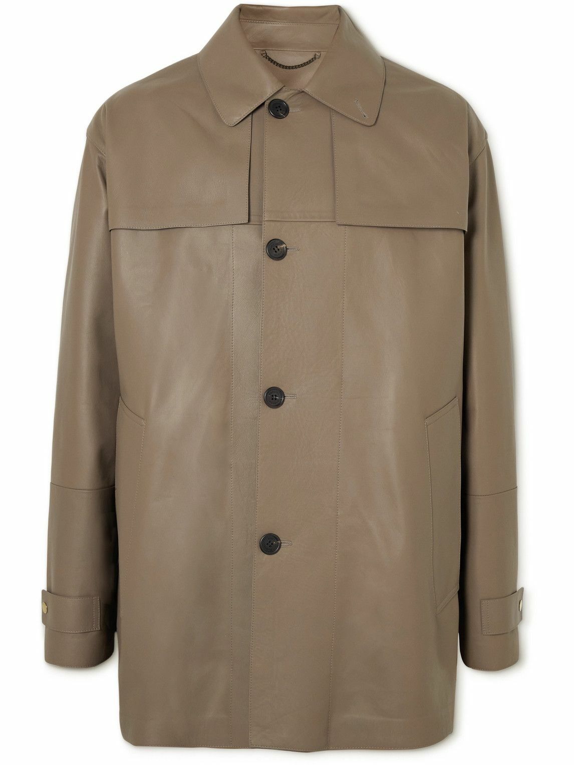 Dunhill - Leather Coat - Brown Dunhill