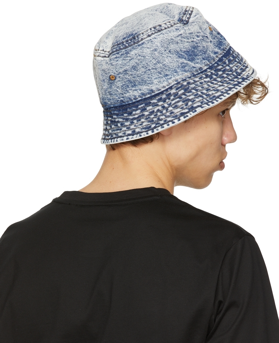 Hugo Blue Denim Bucket Hat Hugo Boss