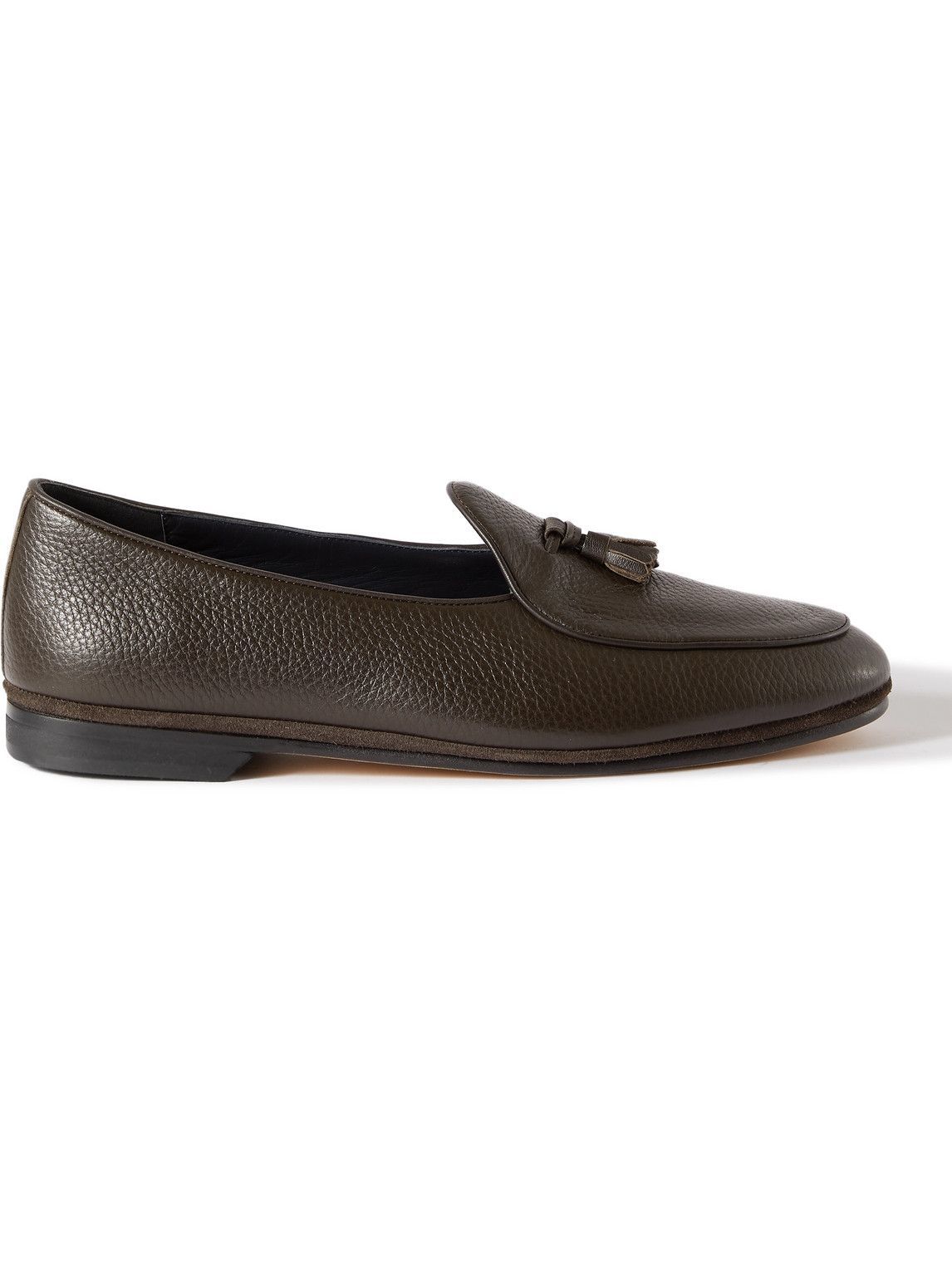 Rubinacci - Marphy Full-Grain Leather Tasselled Loafers - Brown Rubinacci