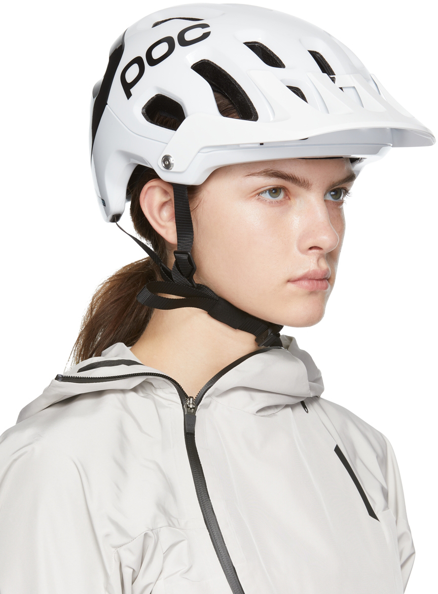 POC White Tectal Race Mips Cycle Helmet POC