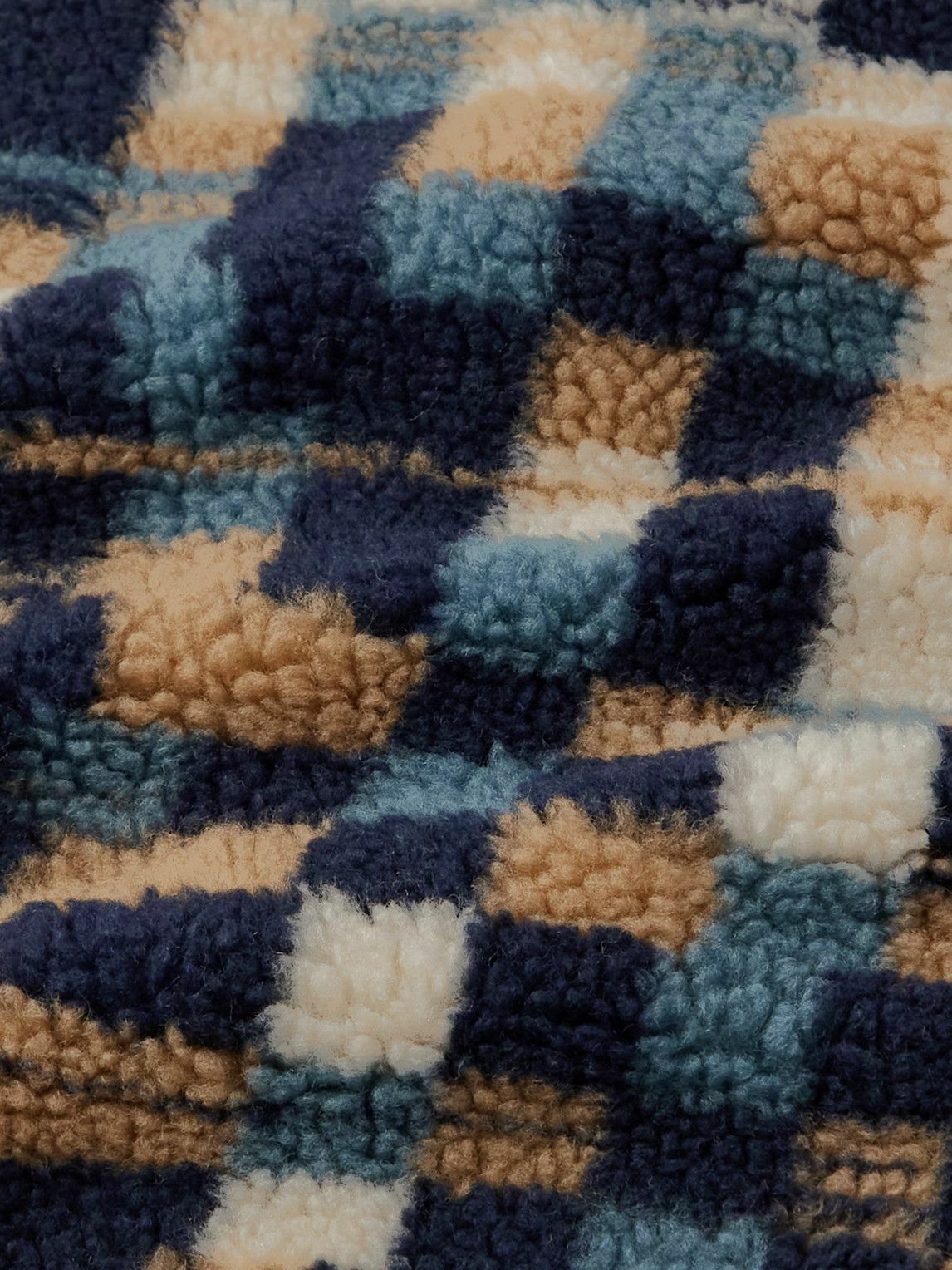 Folk - Warp Checkerboard Fleece Jacket - Multi Folk