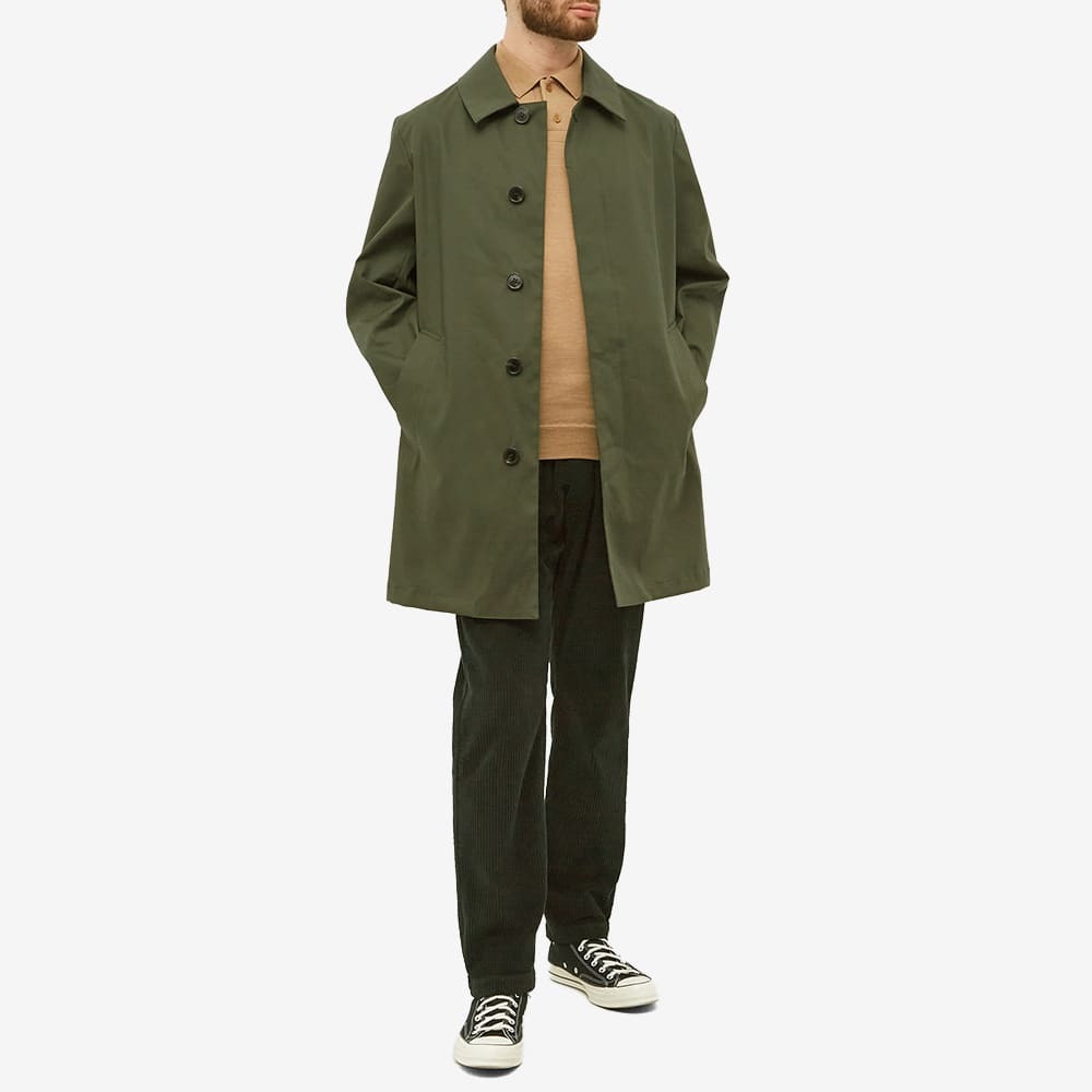 Mackintosh Men's Cambridge Coat in Dark Bottle Mackintosh