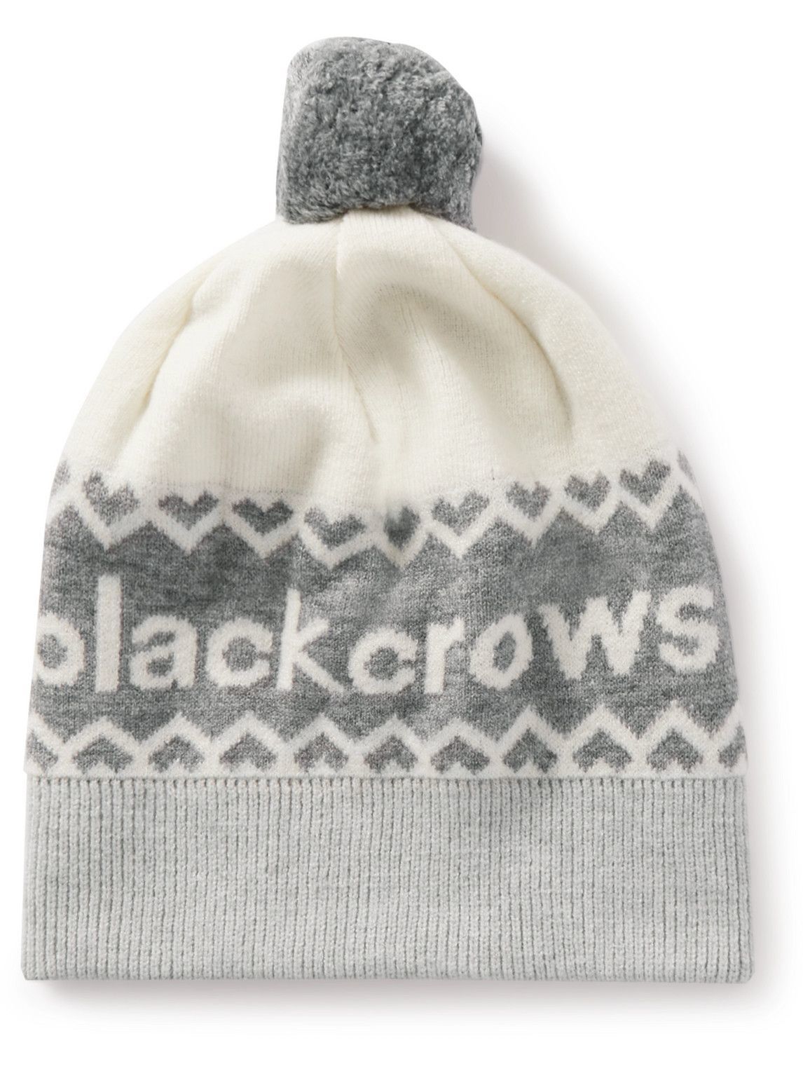 Black Crows - Logo-Jacquard Knitted Beanie Black Crows
