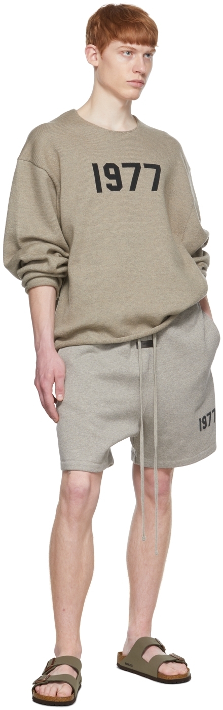 Essentials Gray Polyester Sweatshirt Essentials