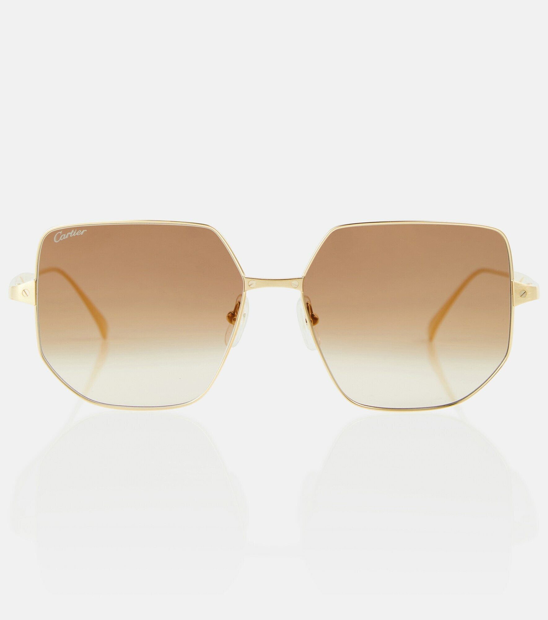 Cartier Eyewear Collection - Santos de Cartier square sunglasses Cartier