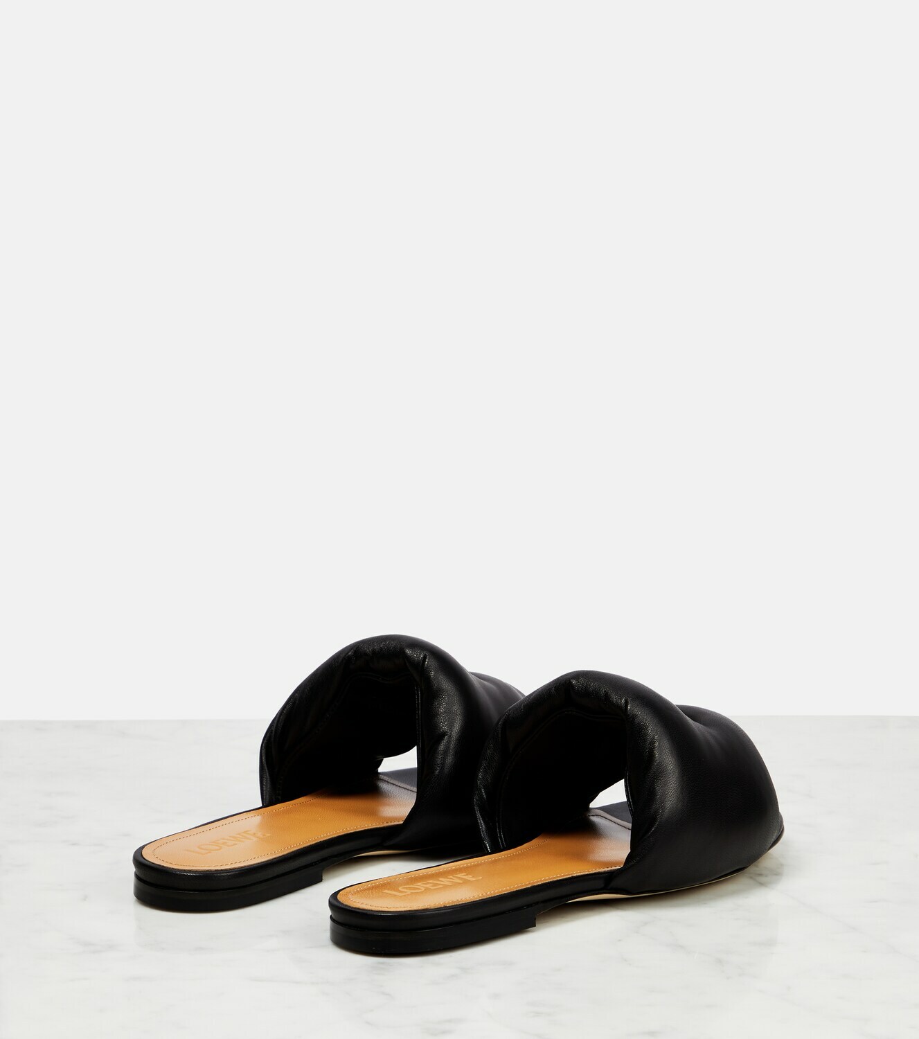Loewe - Anagram leather slides Loewe
