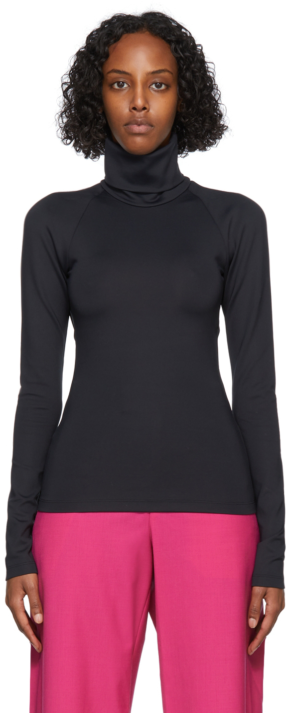 AMBUSH Black Open Back Turtleneck Ambush