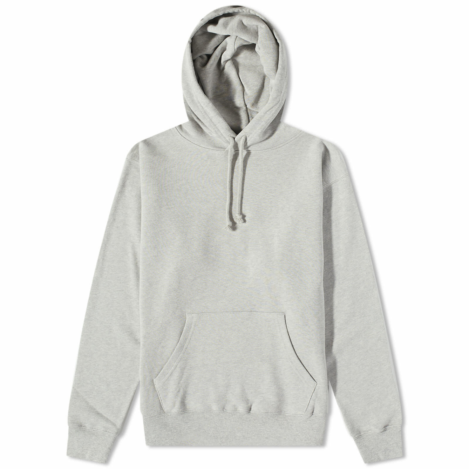 Beams Plus Men's Popover Hoody in Heather Grey Beams Plus