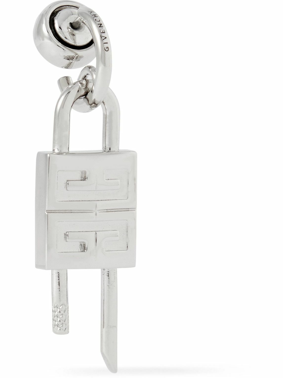 Givenchy - Lock Silver-Tone Single Earring Givenchy