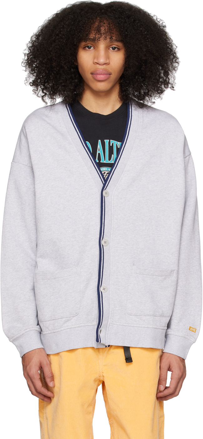 Levi's Gray Relaxed Cardigan Levi's Red