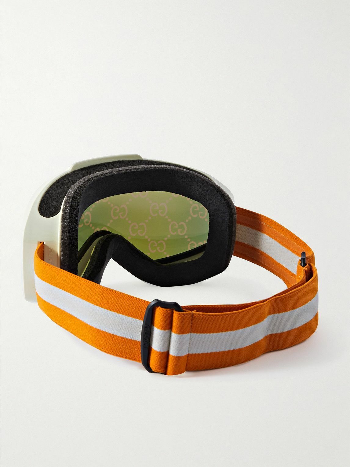 Gucci Eyewear - Webbing-Trimmed Acetate Mirrored Ski Goggles Gucci