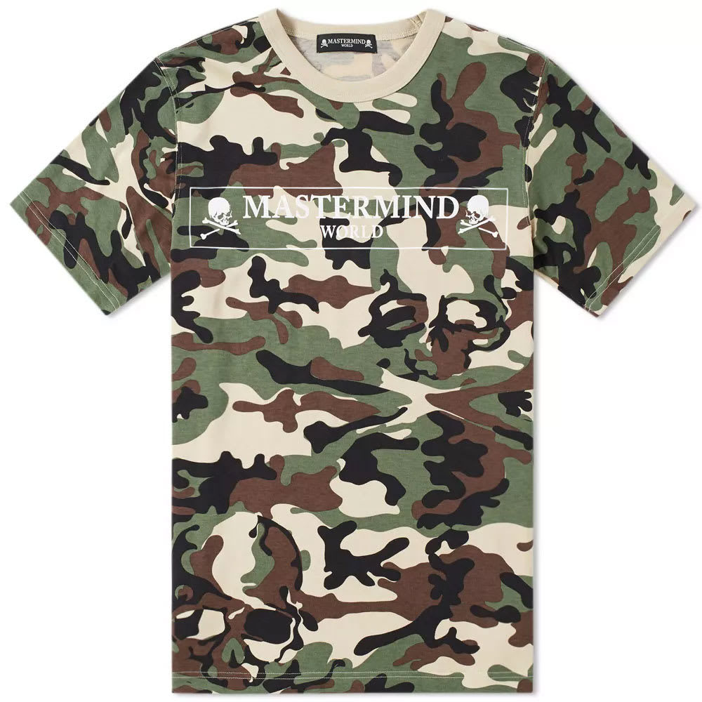 MASTERMIND WORLD Box Logo Tee Green MASTERMIND WORLD