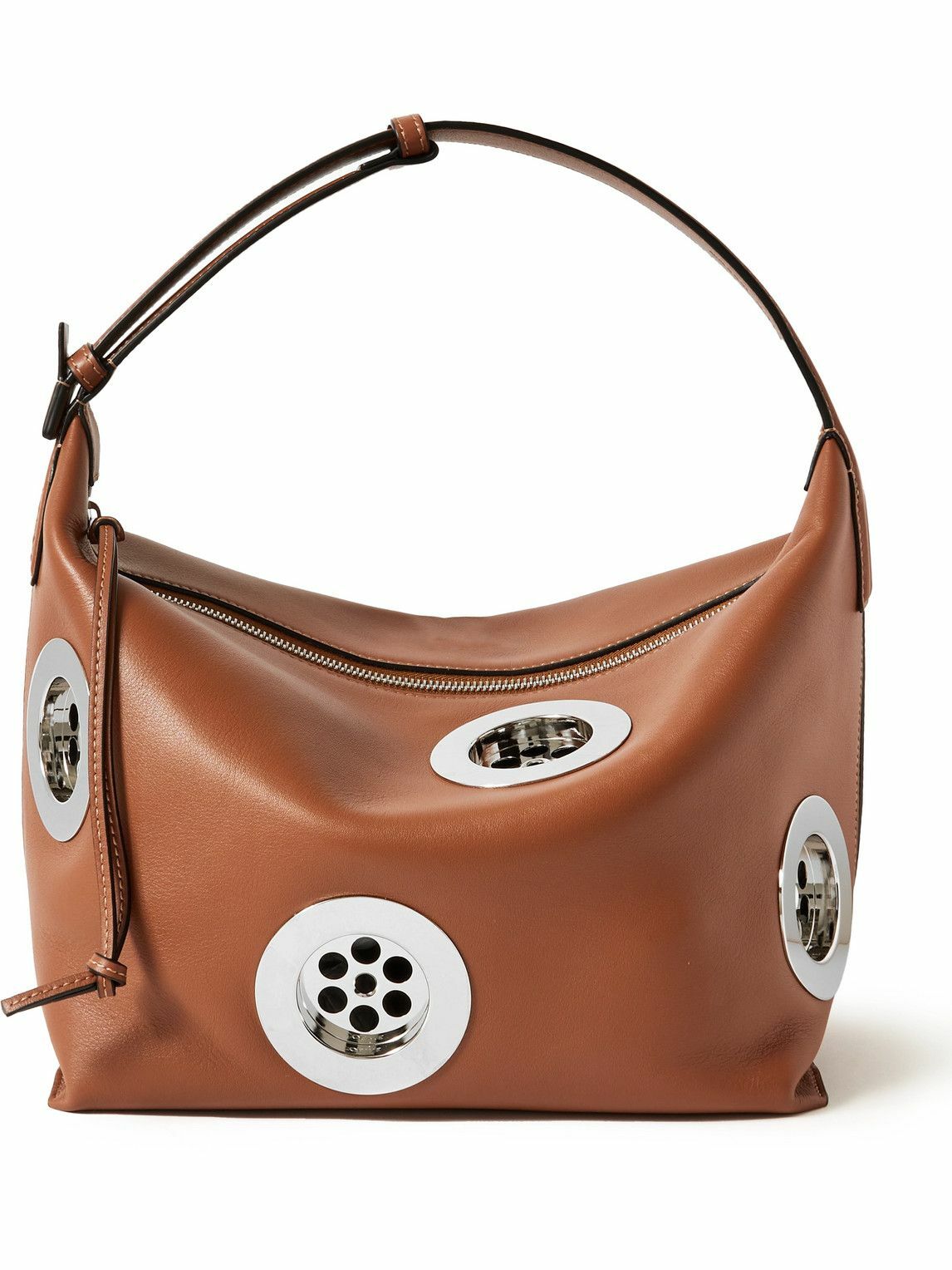 Loewe - Cubi Embellished Leather Messenger Bag Loewe