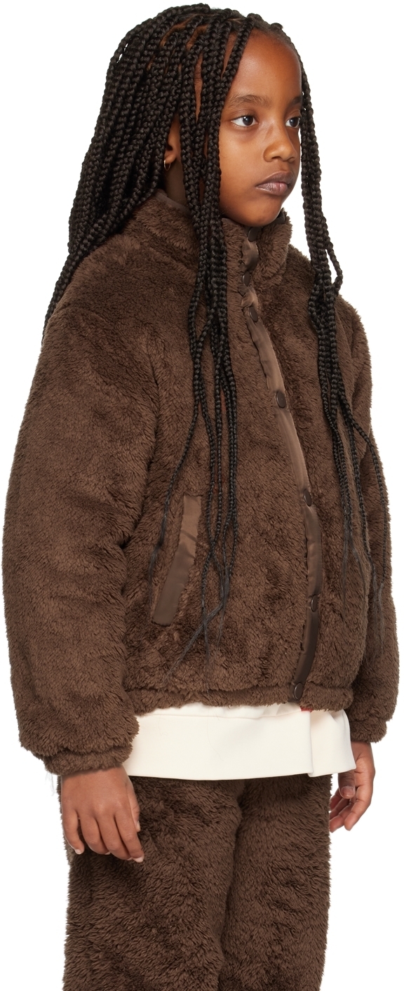 TINYCOTTONS Kids Brown Polar Jacket TINYCOTTONS
