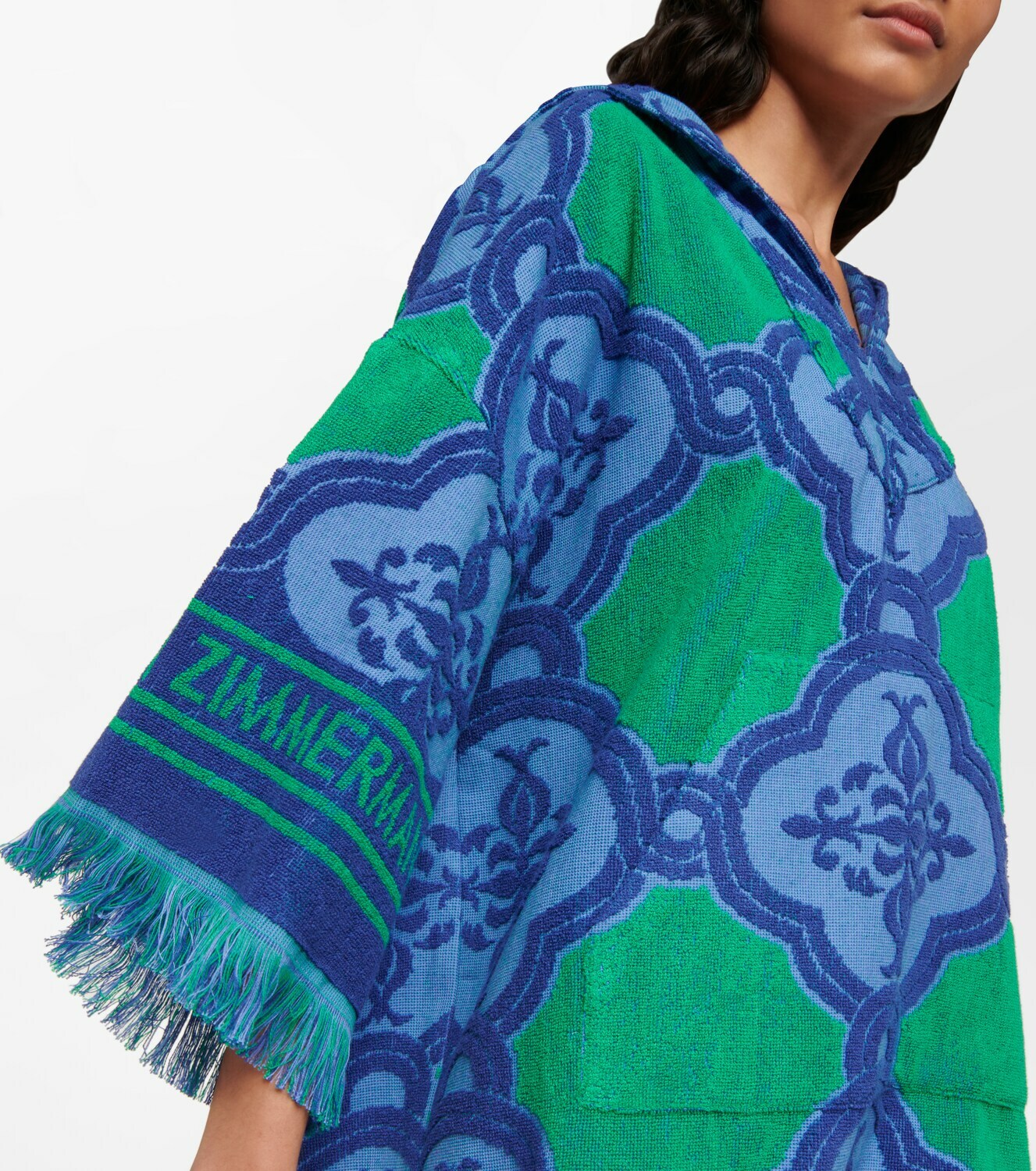 Zimmermann - Intarsia cotton terry kaftan Zimmermann