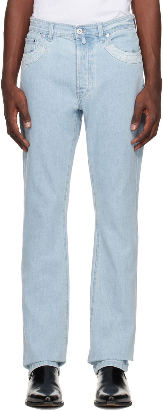 032c Blue Double Shift Jeans 032c