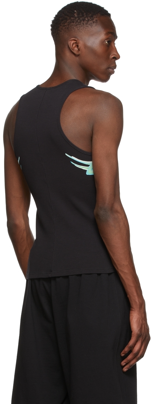 Mowalola Black Tramp Tank Top Mowalola
