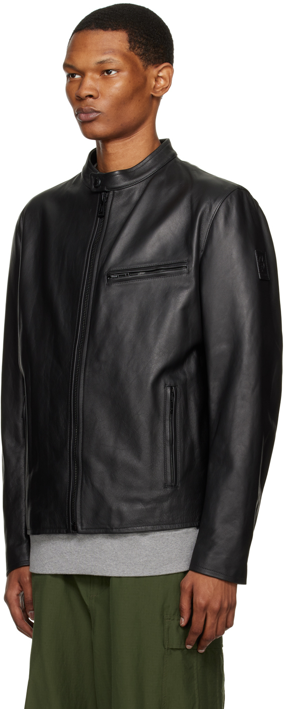 Belstaff Black Pearson Leather Jacket Belstaff