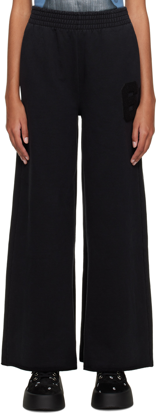 MM6 Maison Margiela Black Patch Lounge Pants MM6 Maison Margiela