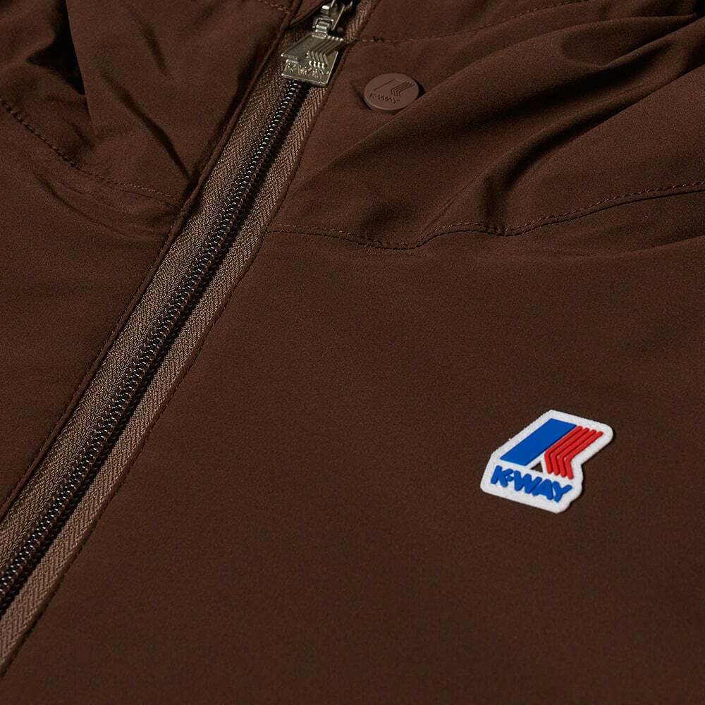 K-Way x Engineered Garments Parka Jacket in Brown Moro K-way