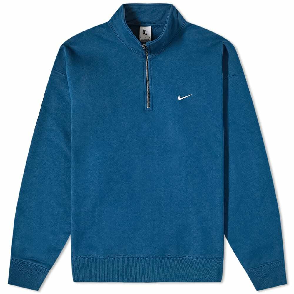 Nike Men's NRG Quarter-Zip Top in Valerian Blue/White Nike